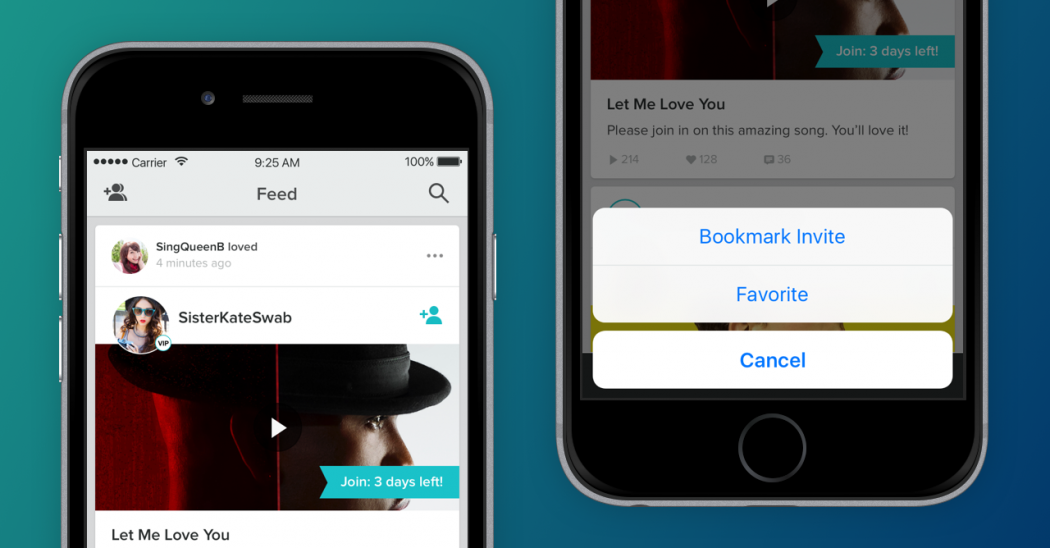 Bookmark Invites on Sing iOS | Smule Blog