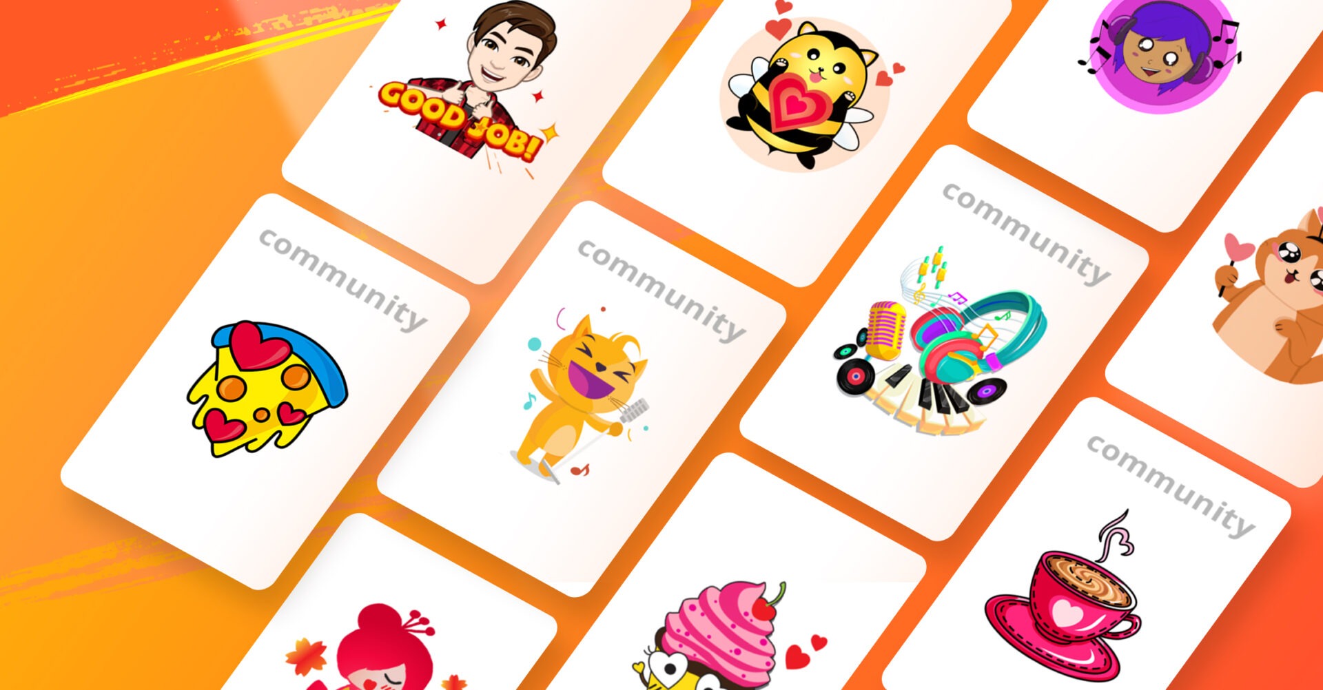The NEW Community Stickers are now LIVE! Learn more about it!