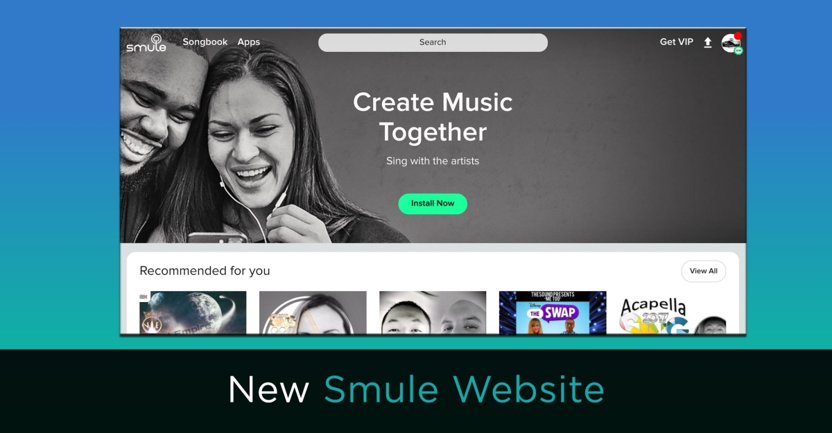 Smule blog: New Smule Website Design! - Smule Blog - 🎤 Sing.Salon – the ...